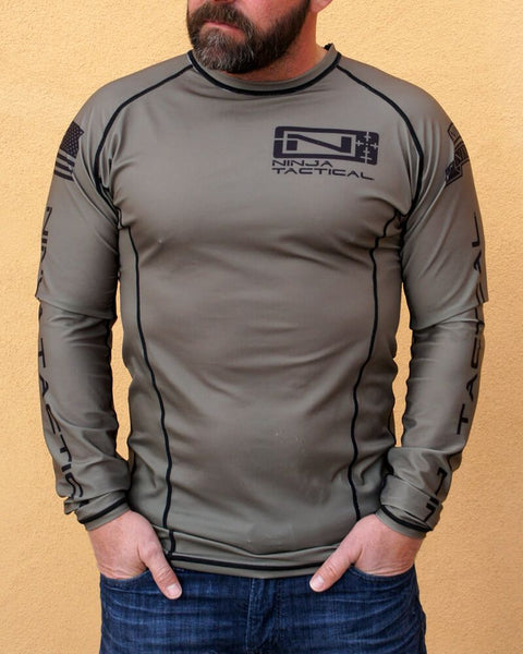 Rashguard - N-Tac - OD Green (Unisex) – Ninja Brand Inc